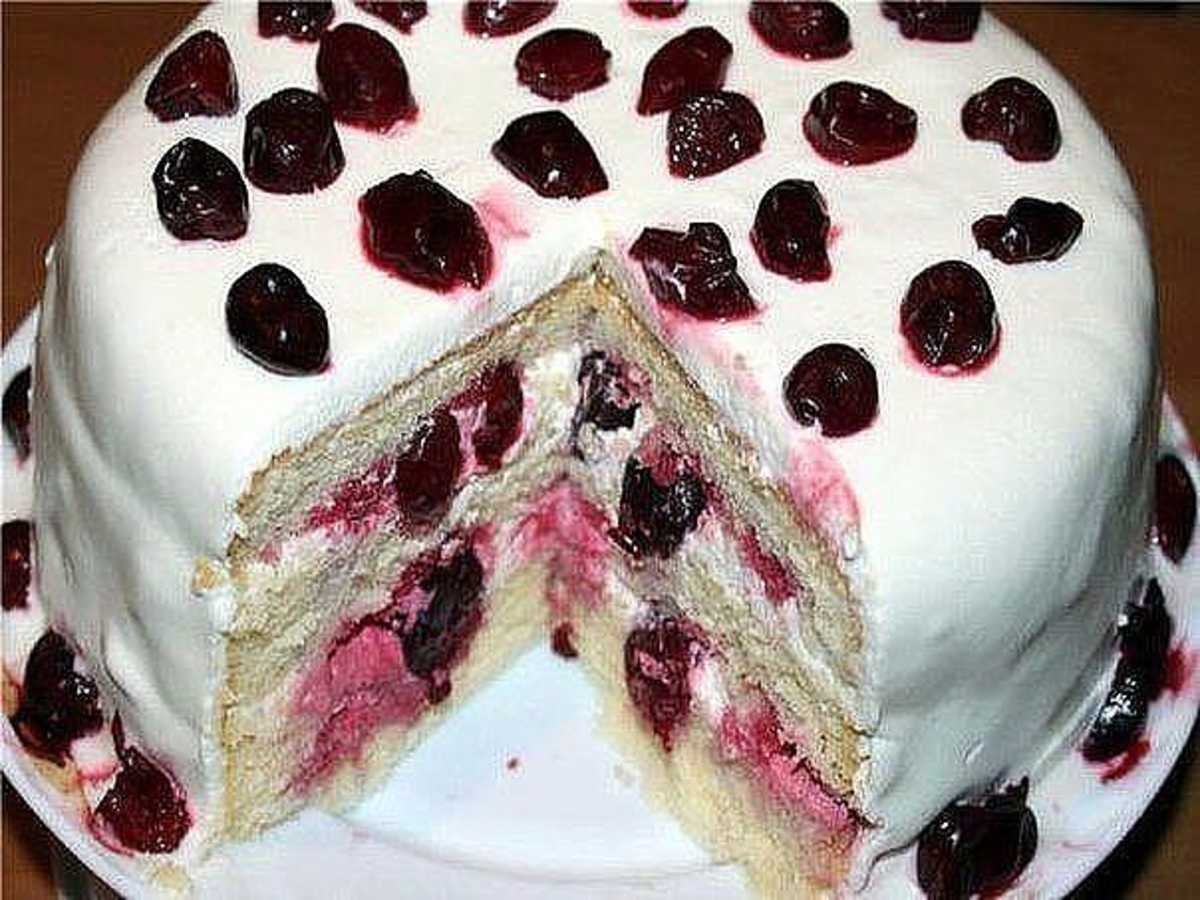 Reteta Tort Diplomat cu Vișine - Retete.md